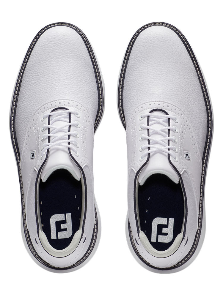 FootJoy Traditions Spikeless Golf Shoes - White